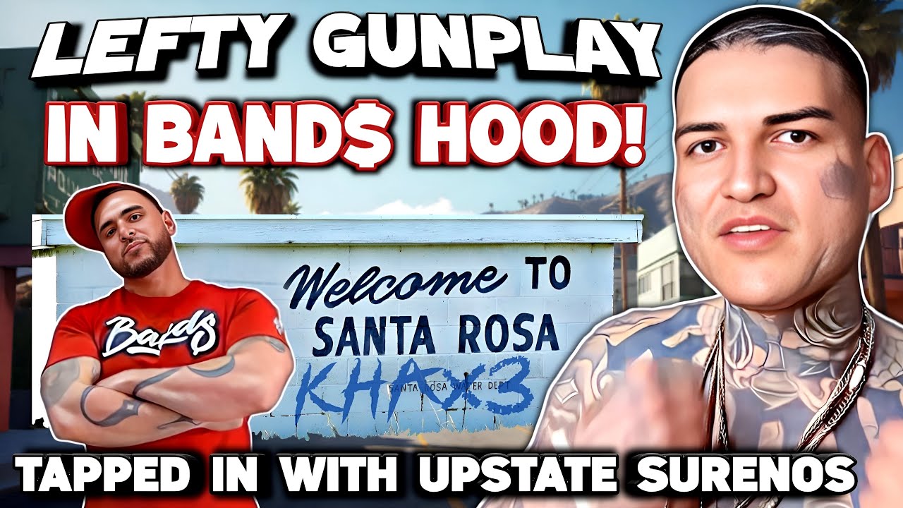 LEFTY GUNPLAY IN BAND$ HOOD TAPPED IN WITH UPSTATE SURENOS/ New Diss ...