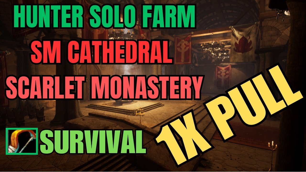 HUNTER SOLO SM CATHEDRAL 1X PULL | WOW SOD PHASE 2 - YouTube