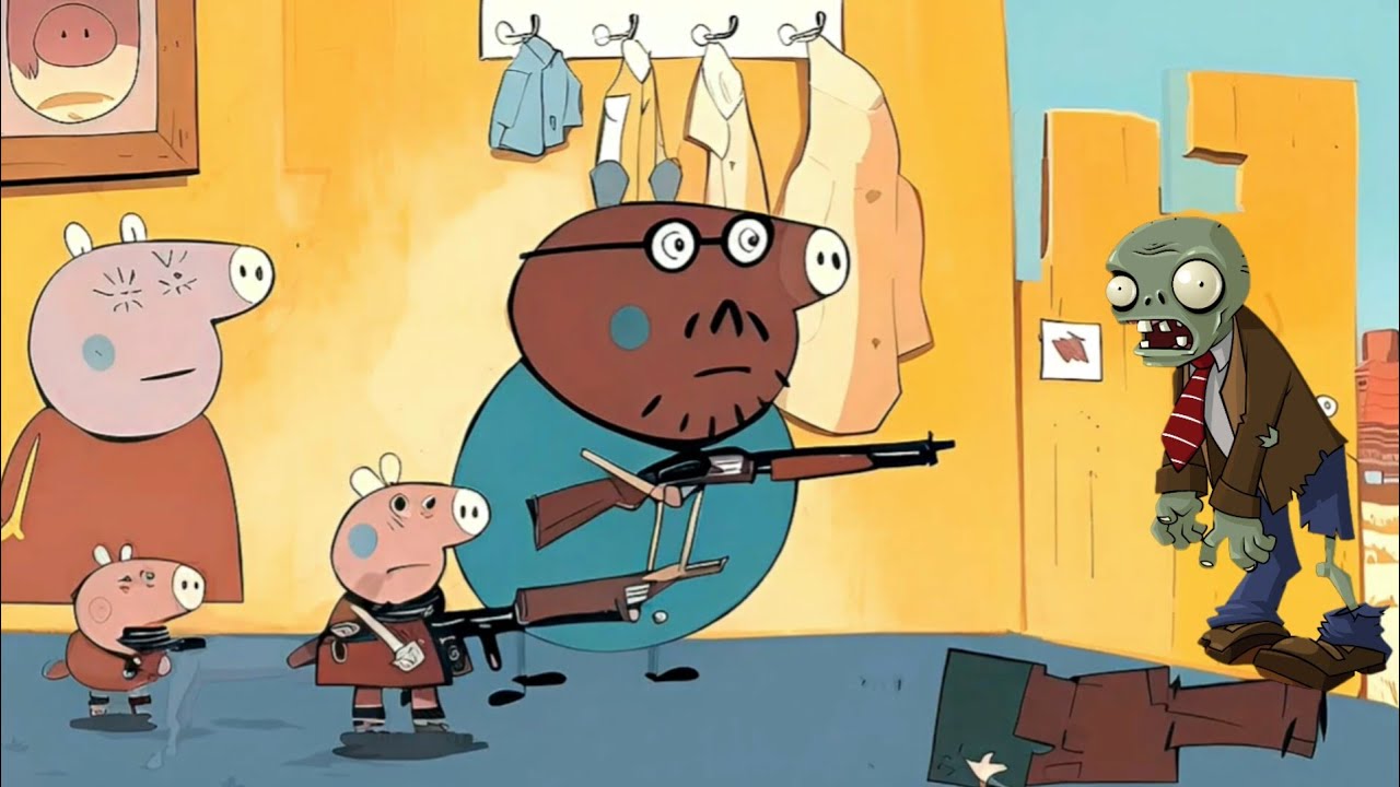 Peppa Pig and zombie apocalypse - YouTube