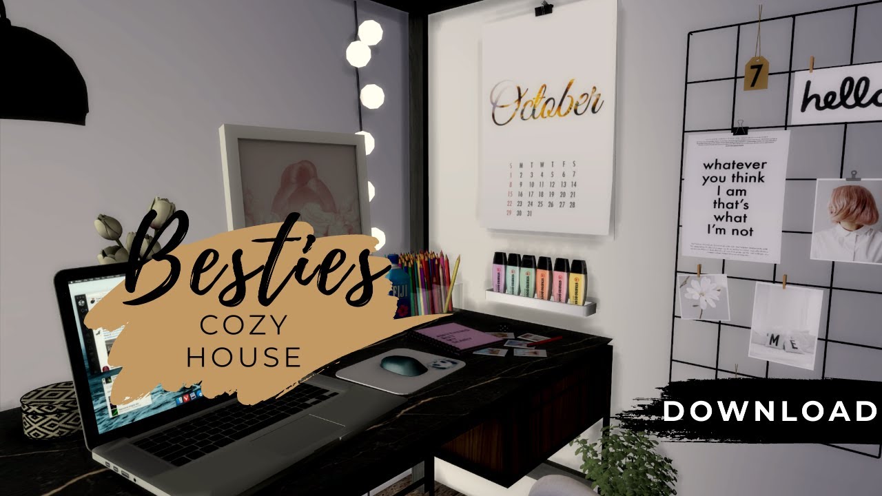 BEST FRIENDS HOUSE | DOWNLOAD + CC | STOP MOTION | The Sims 4 - YouTube