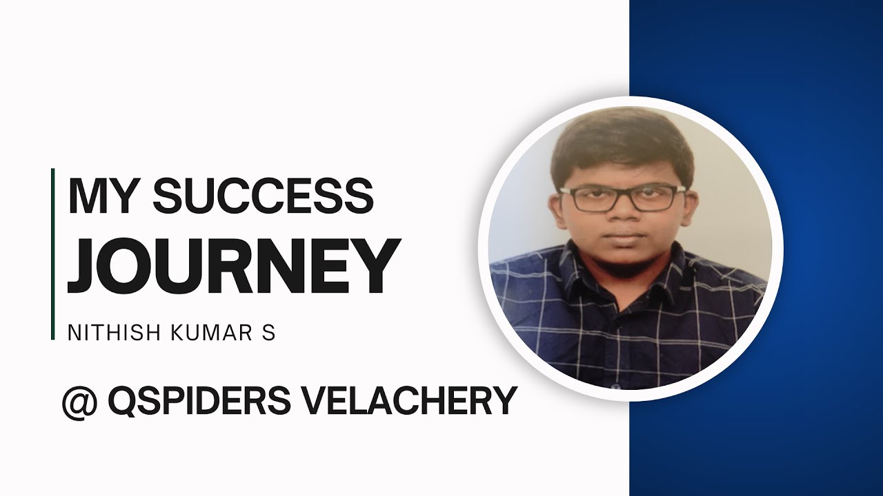 Congratulations, Mr. Nithish kumar S for getting placed as a Software Developer - YouTube