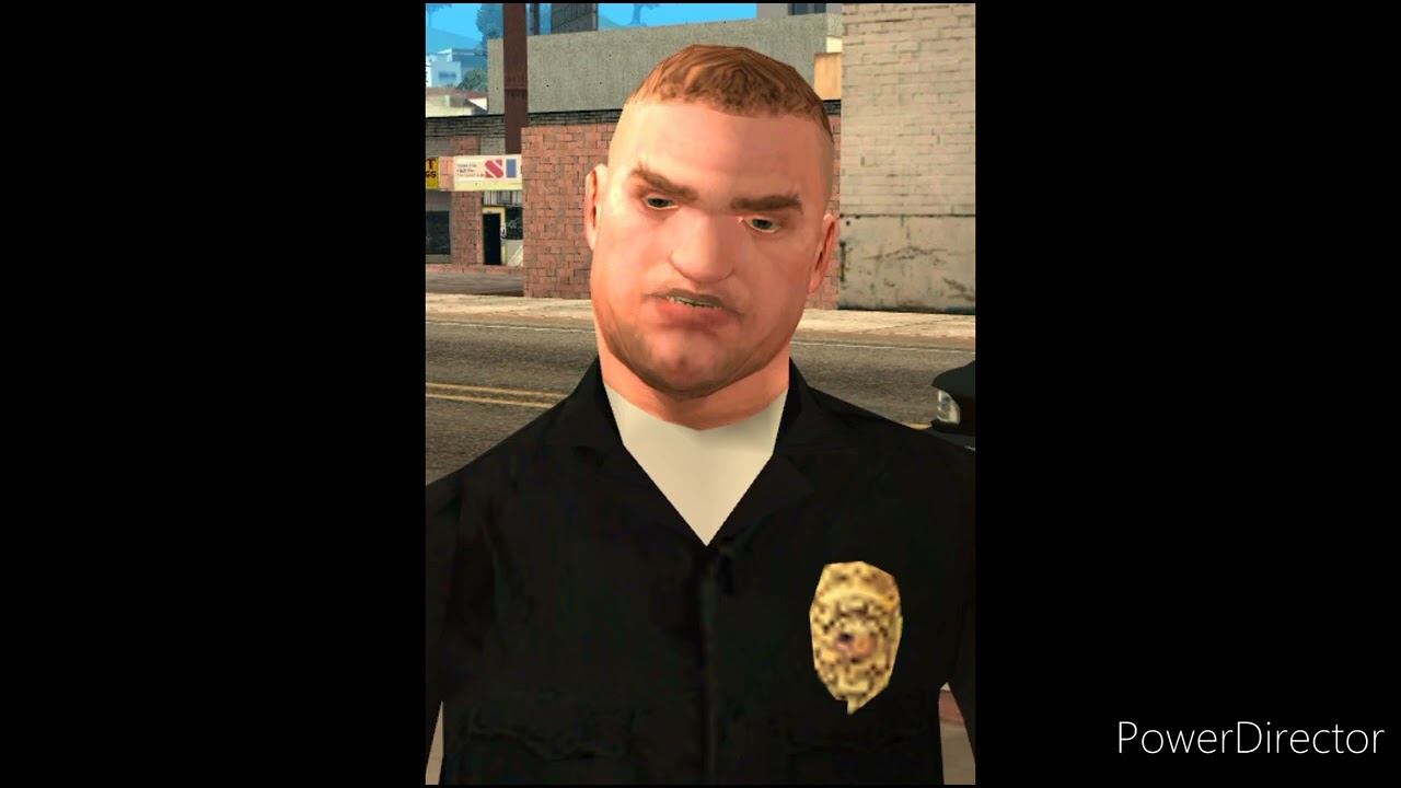 GTA San Andreas Pedestrian Quotes - Officer Eddie Pulaski - YouTube