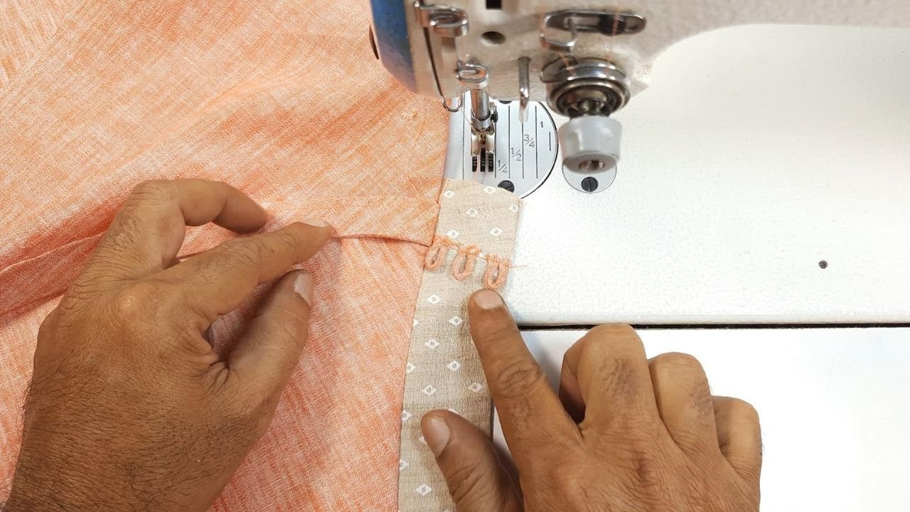 Women's Dress Neck Sewing Tip | Easy Sewing |Cute neck stitch that you ...