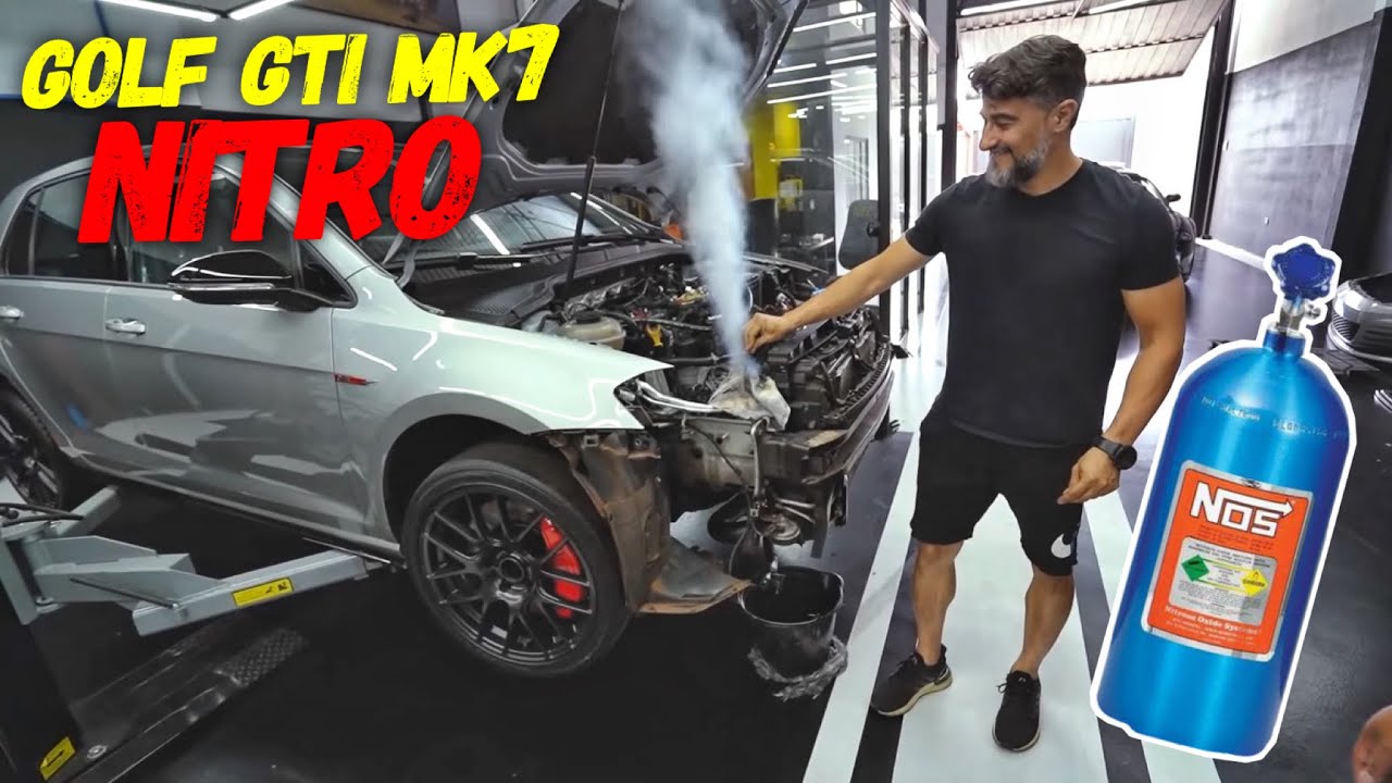 É NITRO QUE VOCES QUEREM? GOLF GTI MK7 🚀 meu primeiro carro Nitro ...