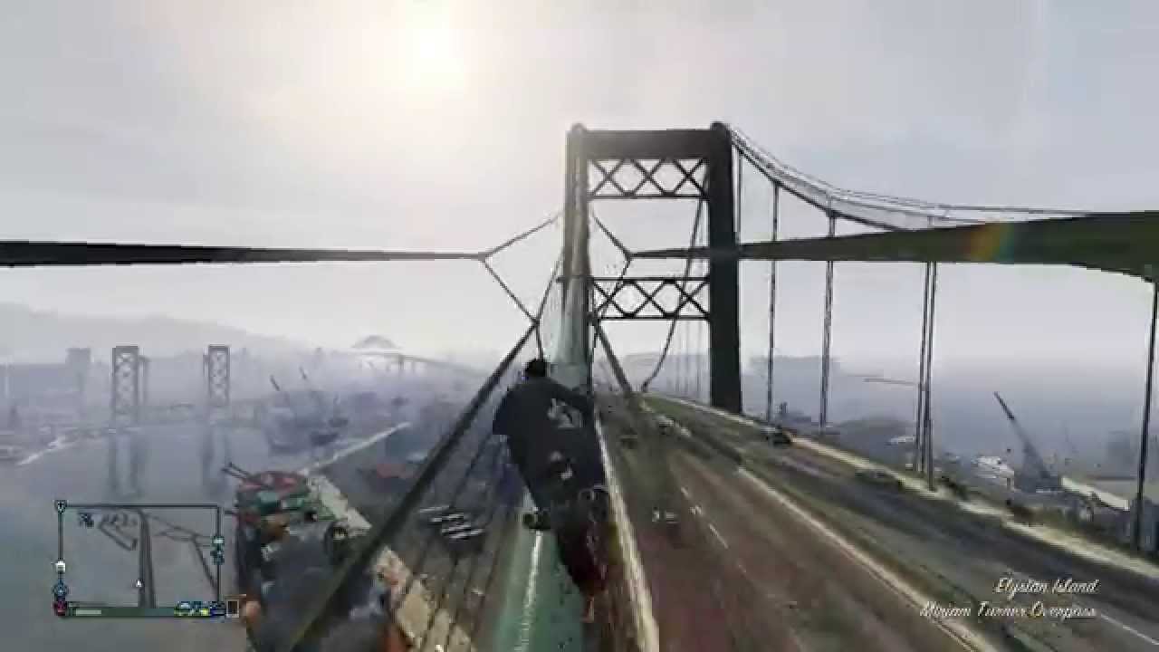 Gta 5 Online Epic Bridge Fail - YouTube