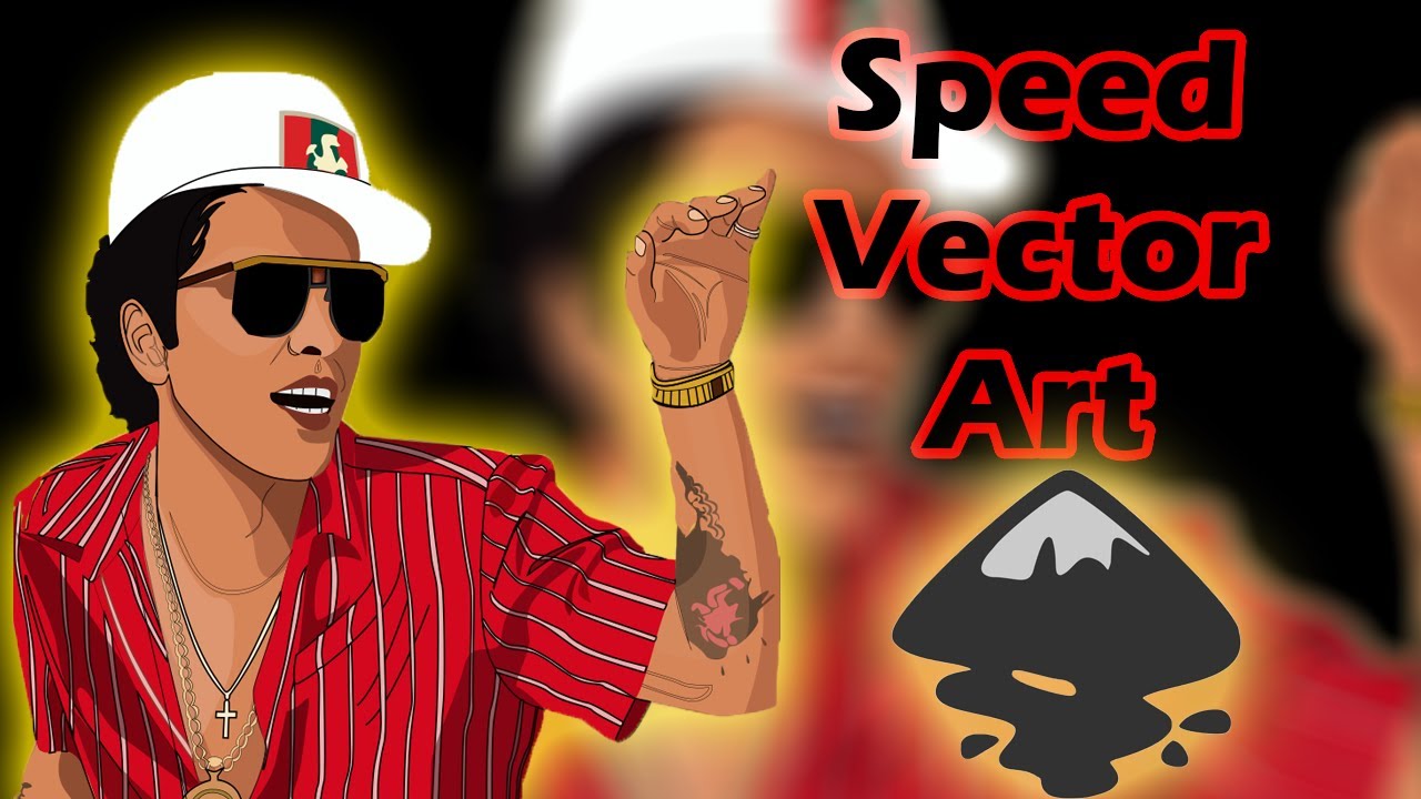 Bruno Mars Vector Art - Speed Art. - YouTube