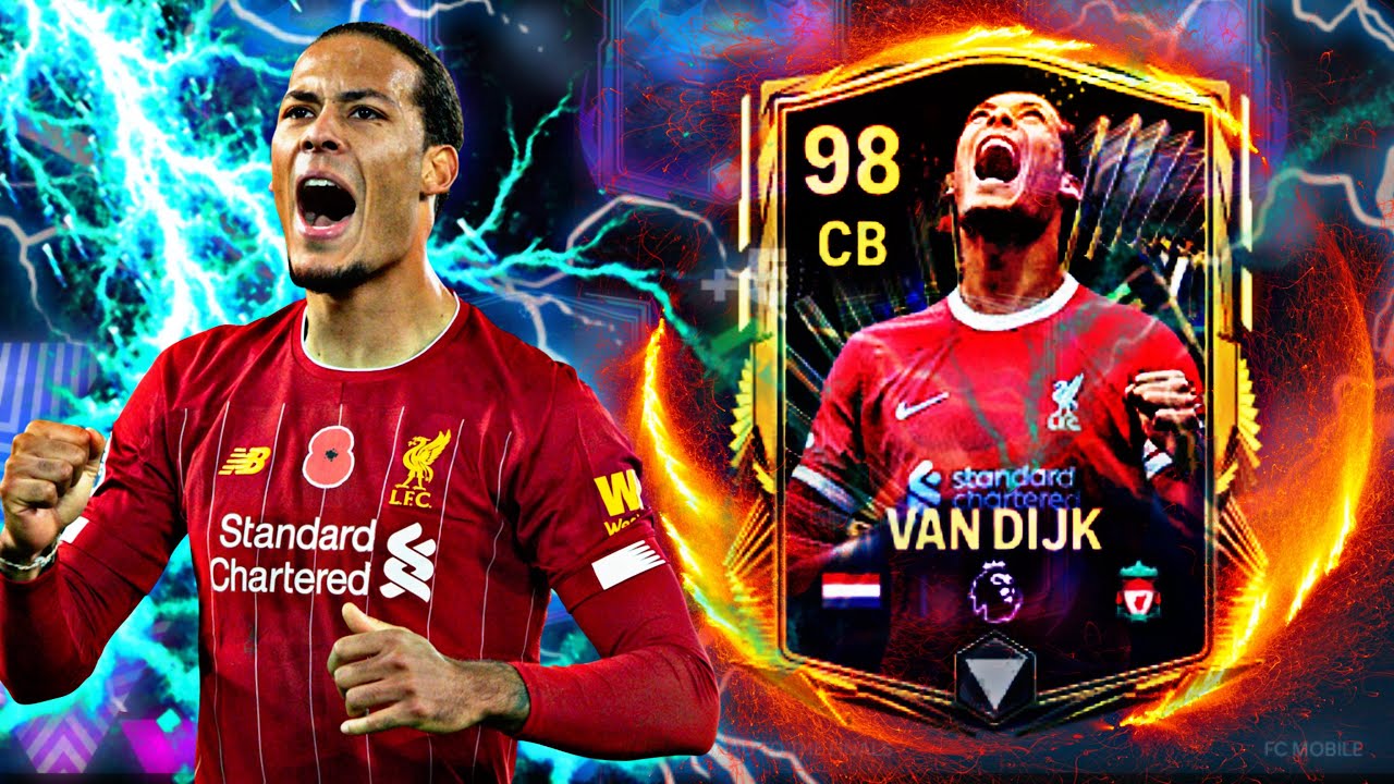 Review Van Dijk 98 TOTS 🔥 FC Mobile - YouTube