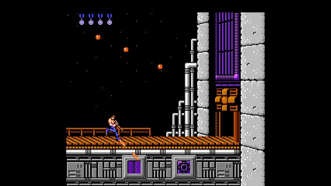 Contra Stage 7 with Laser Gun. - YouTube