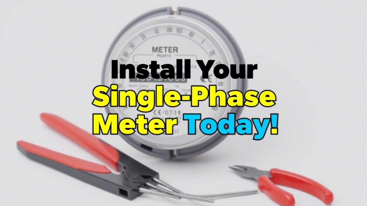 Single-Phase Meter Installation: A Beginner's Guide | Step-by-Step ...