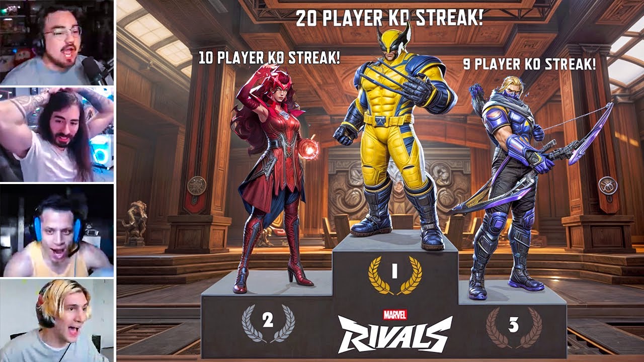 MARVEL RIVALS BEST PLAYS Compilation, 20 PLAYER KO STREAK! - YouTube