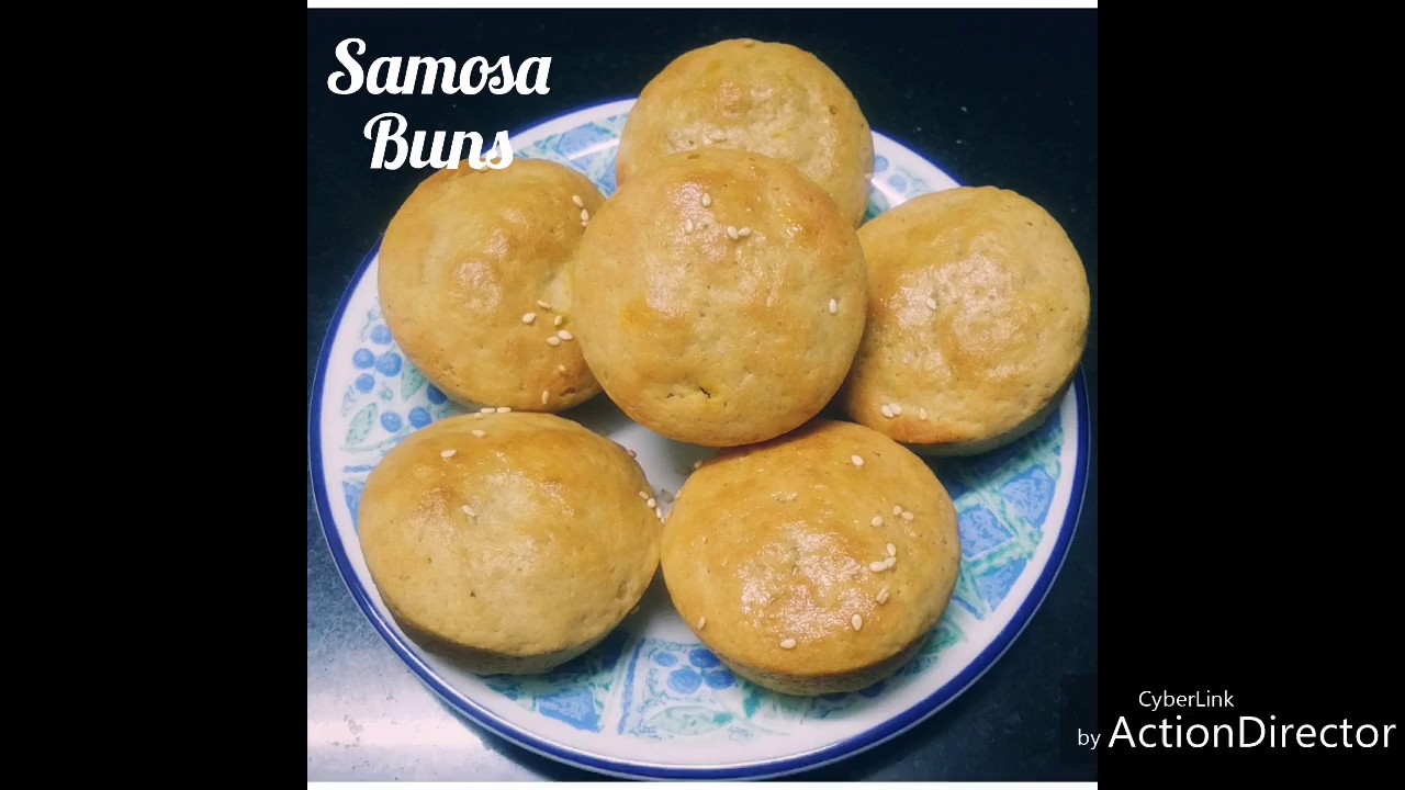 Mini Samosa Buns - with Whole Wheat flour ( Recipe # 100) - YouTube