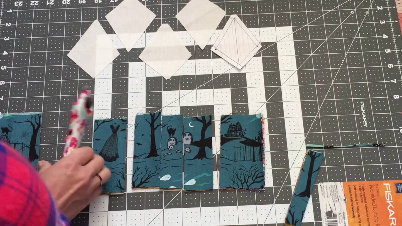 Spiderweb Mini Quilt Tutorial - YouTube