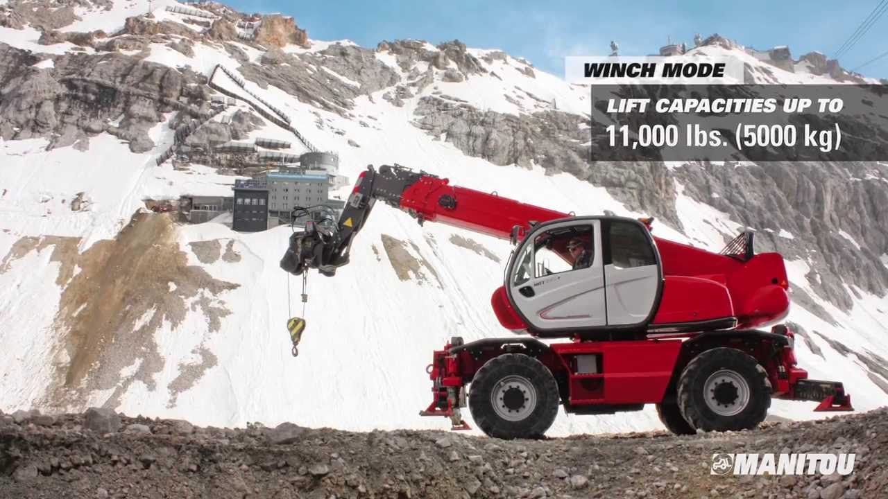 Manitou MRT Series Rotating Telescopic Handlers - YouTube