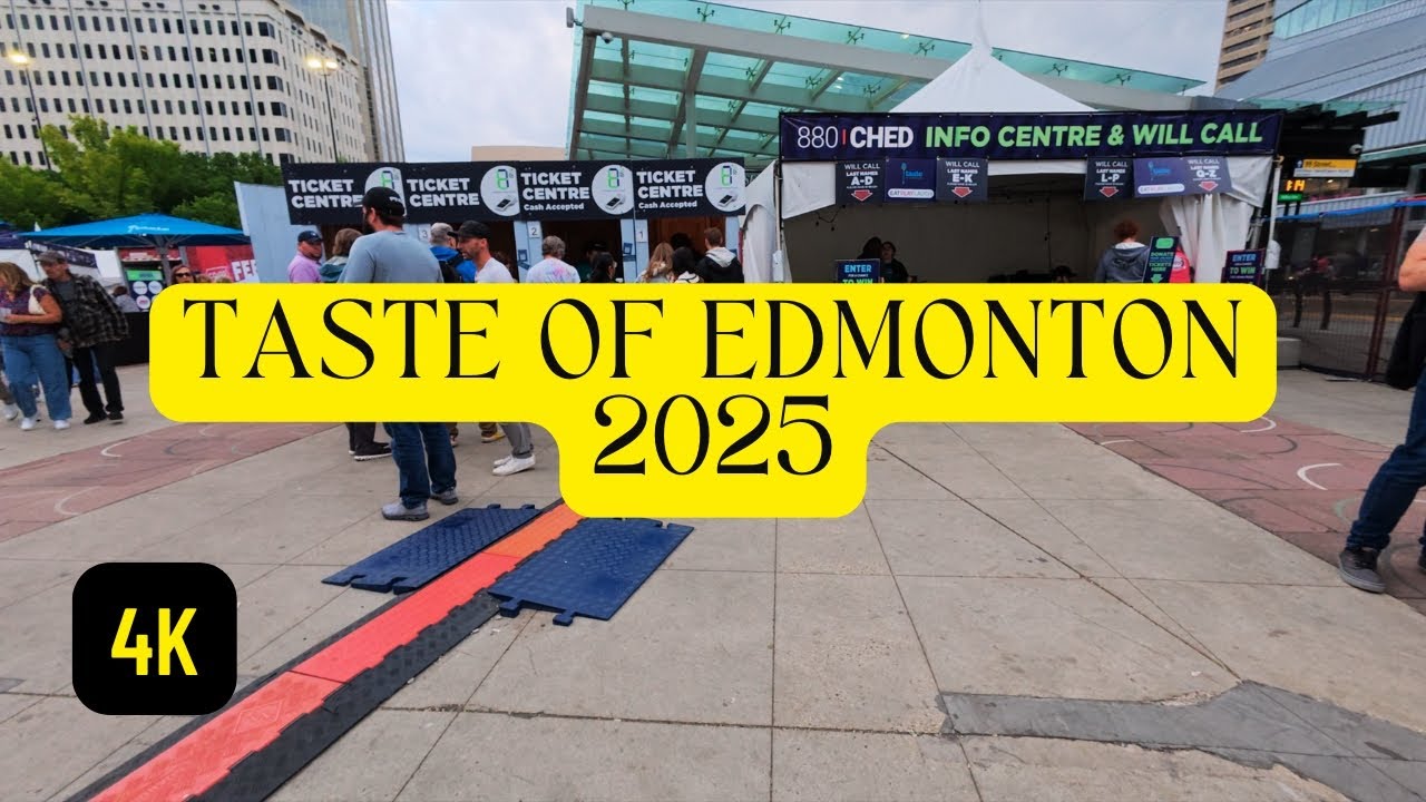 Taste of Edmonton 2025: POV Walking Tour - Food, Fun & Festival Vibes ...