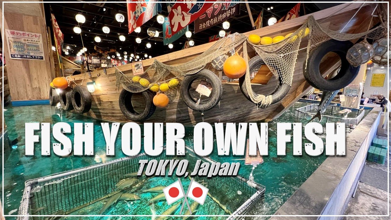 Fish Your Own Fish Resto in TOKYO | ماهیتو خودت بگیرتوی رستوران-ژاپن ...