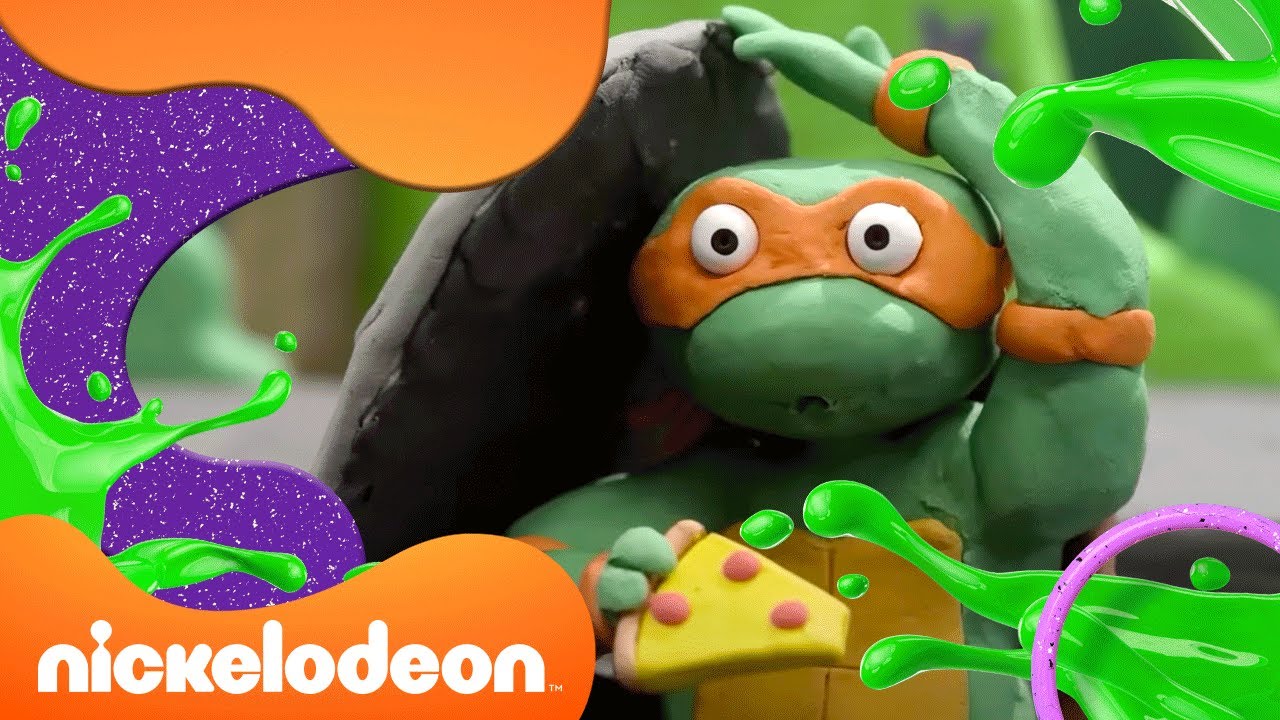 Explore A Claymation World w/ Ninja Turtles & Slime! | Nickelodeon ...