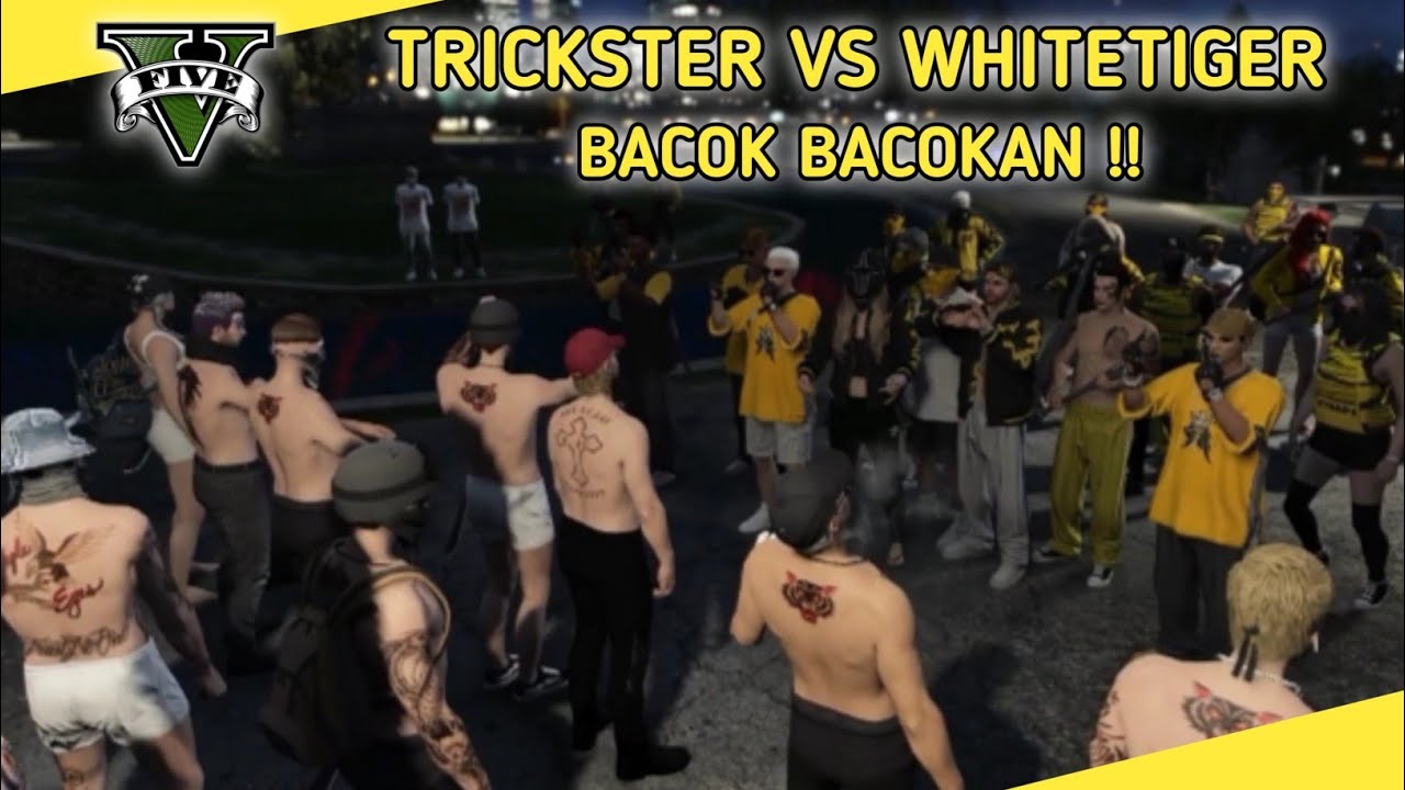 TR VS WT - TRICKSTER DITANTANG WHITETIGER BACOK BACOKAN !! - GTA V ...