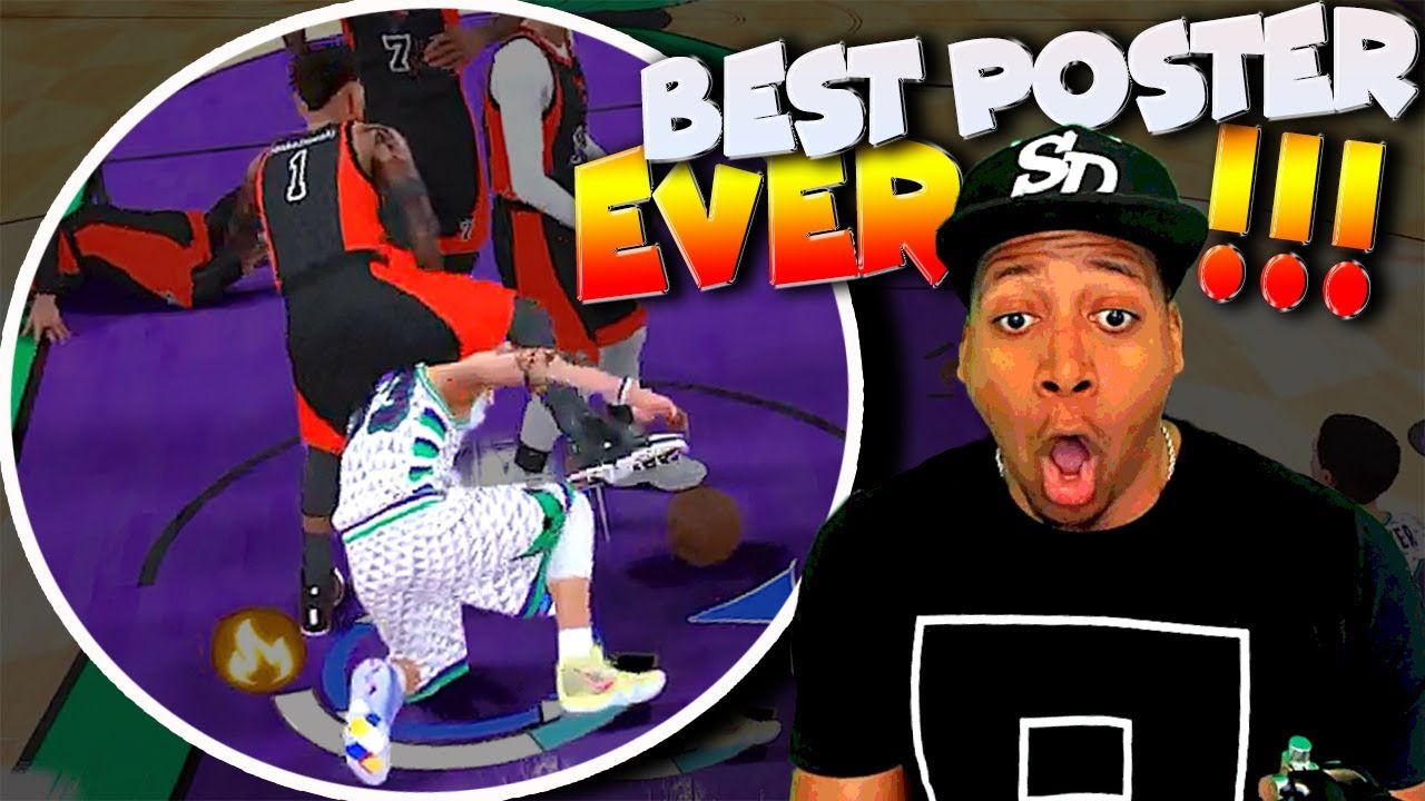 BEST POSTER EVER In NBA 2K18 - Playmaking Slasher Gameplay - YouTube