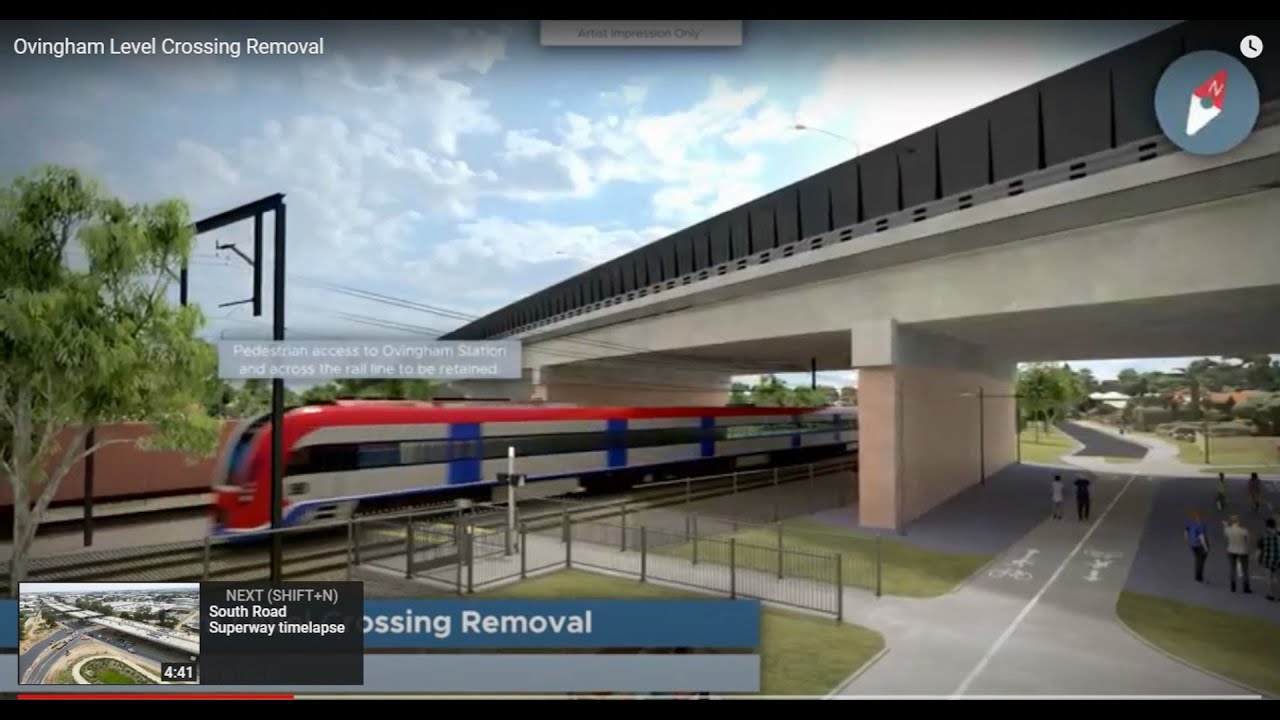 Ovingham Rail and Road Overpass Upgrade future delays at pedestrian level crossing July 2020 ...