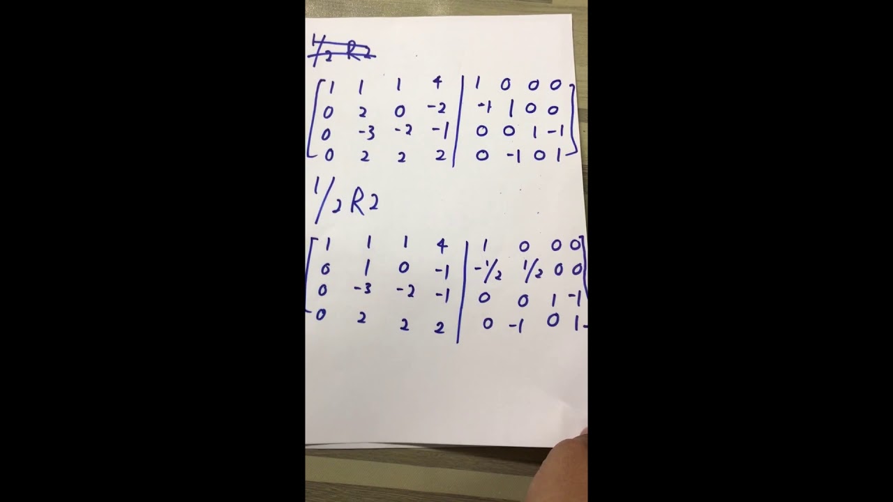 MINI PROJECT MATH : MATRICES(SET B) - YouTube