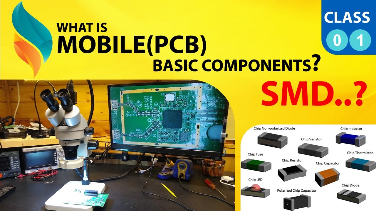 Mobile Basic Components identification PCB with Borneo Schematics in ...