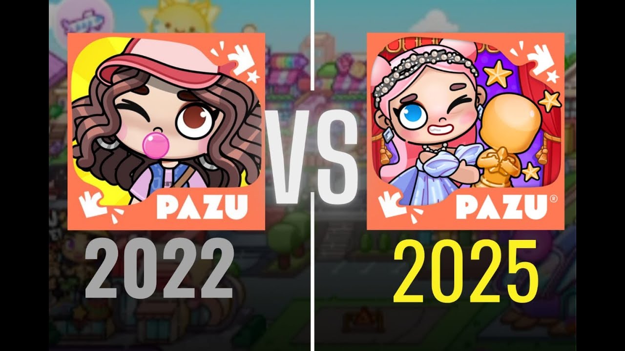 Old vs New | PAZU Game Icons Evolution! 🎮#avatarworld #avatarworldgame ...