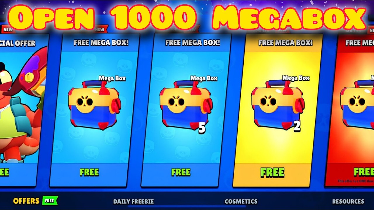 I Opened 1,000 Mega Boxes on a New Account! (Special Edition) - YouTube