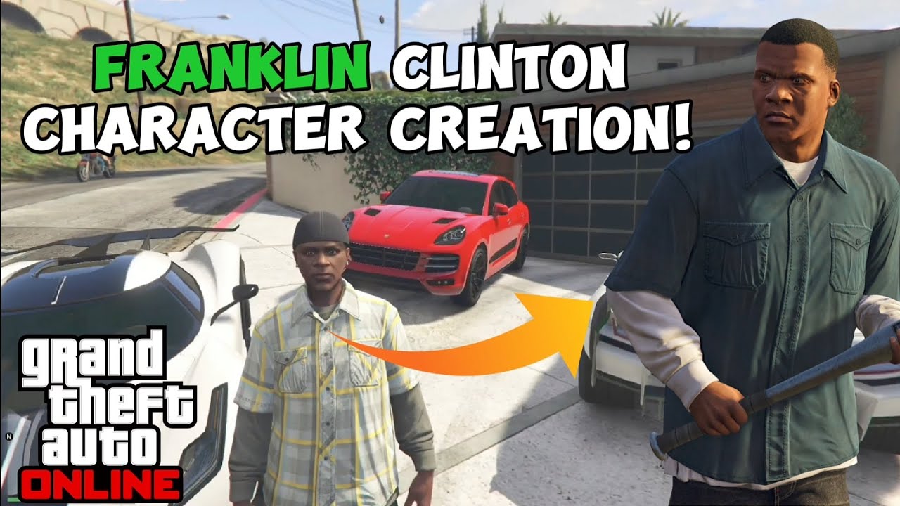 Franklin Clinton character creation in GTA V ONLINE (NEW 2024) - YouTube