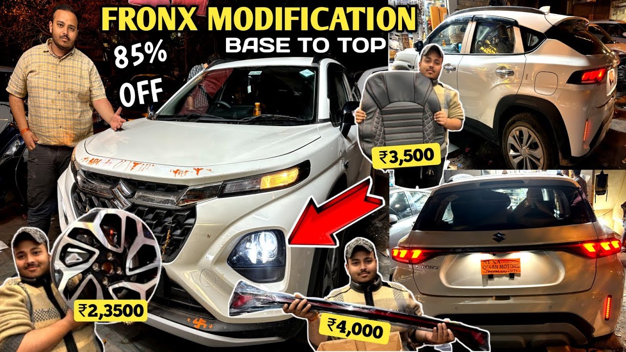 Fronx Modify करवाने Gwalior से Karol Bagh आ गए😍Fronx Modification With ...