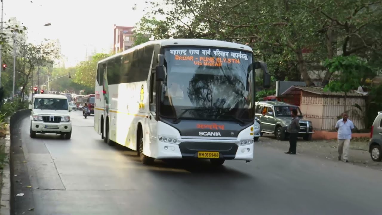 MSRTC Scania Shivneri + MSRTC Scania Ashwamedh : Beauties Of ...