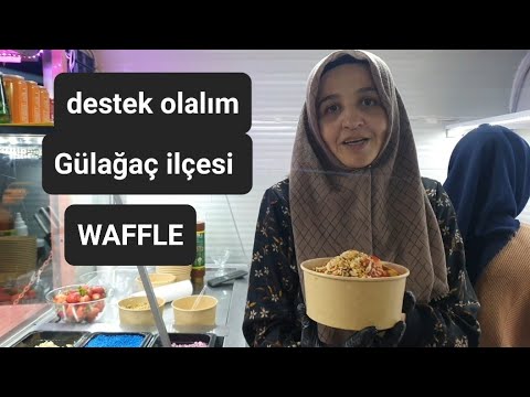 Mini karavanda efsan lezzet😋Gülağaç ilçemize waffle yeri açılmıştır❌️Yeni girişimcilerimize destek 