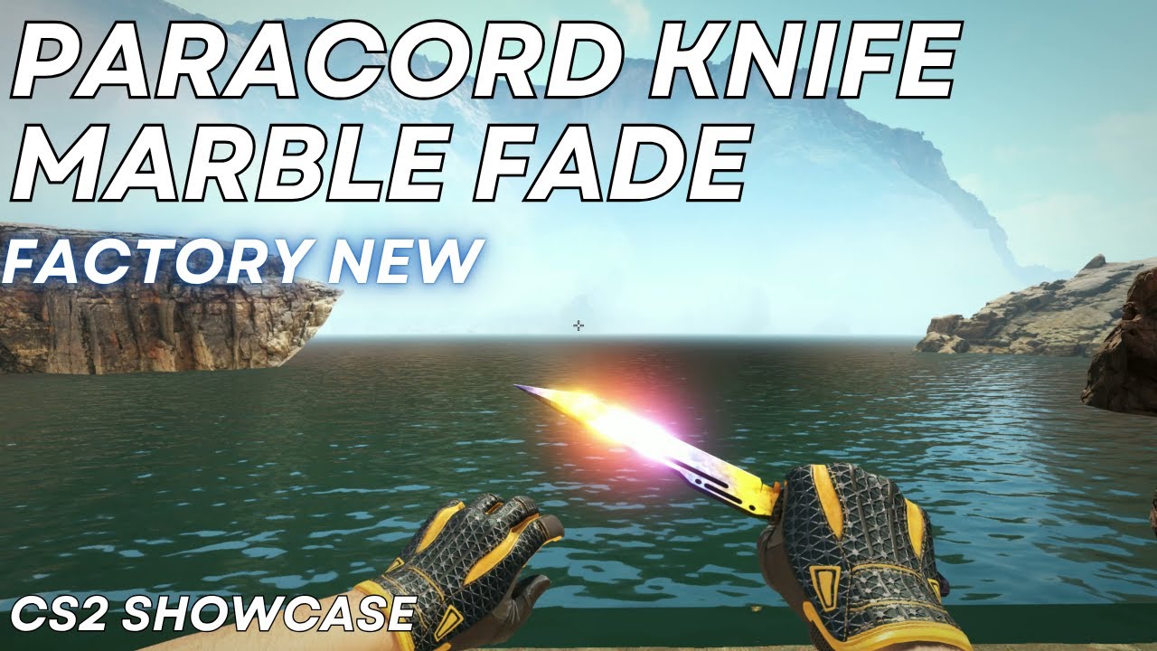 Paracord Knife Marble Fade | CS2 Skin Showcase #1751 - YouTube