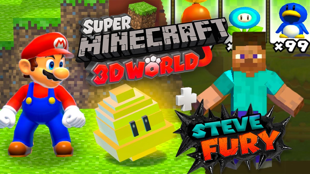 Super Minecraft 3D World + Steve Fury - New Gameplay (HD) - YouTube