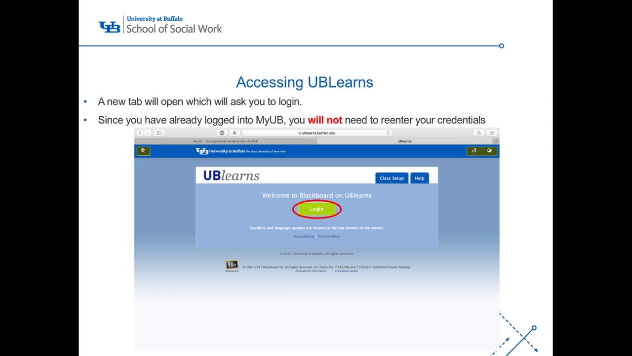 Using MyUB - YouTube