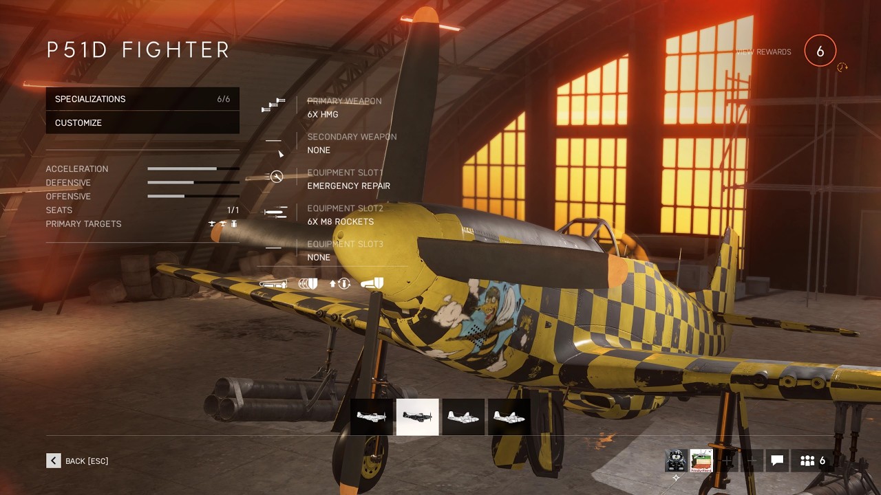 Mustang P51D Plane | 35-1 | Twisted Steel Map | Battlefield V ...