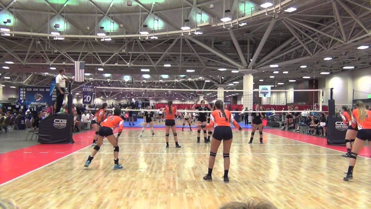 Emily Ahern Volleyball Setter #21-GJNC 2014 Highlights-Synergy VBC 16s ...