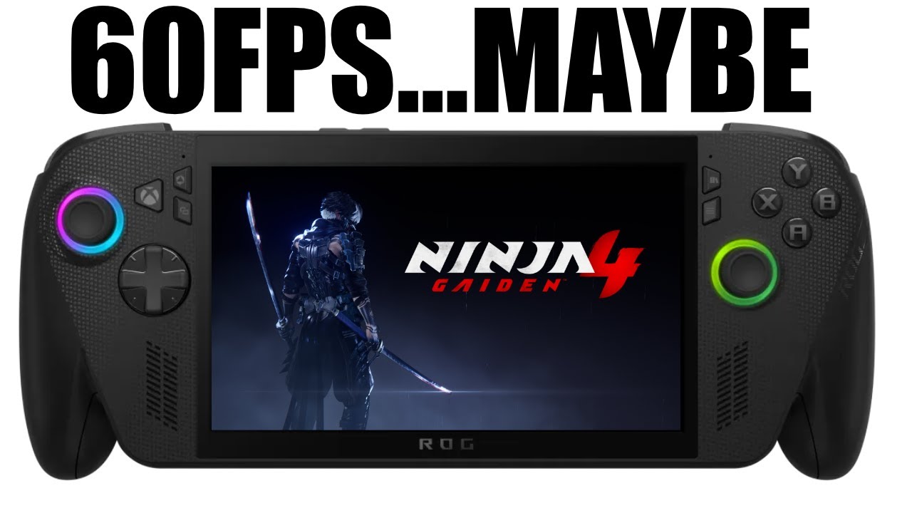 Xbox ROG Ally X - Ninja Gaiden 4 | Pushing To 60FPS - YouTube