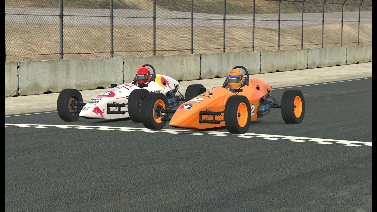 Photo Finish at Laguna Seca! iRacing GoPro POV Formula Vee | Hyper ...