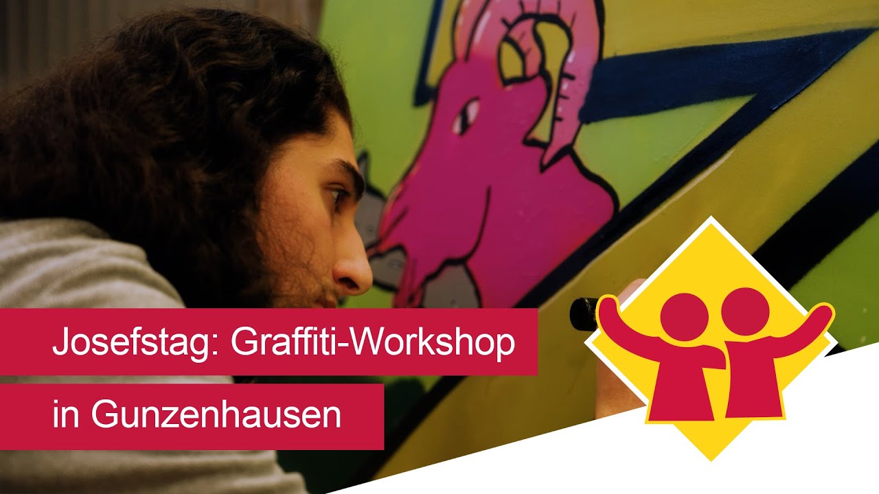 Josefstag: Graffiti-Projekt in Gunzenhausen - YouTube