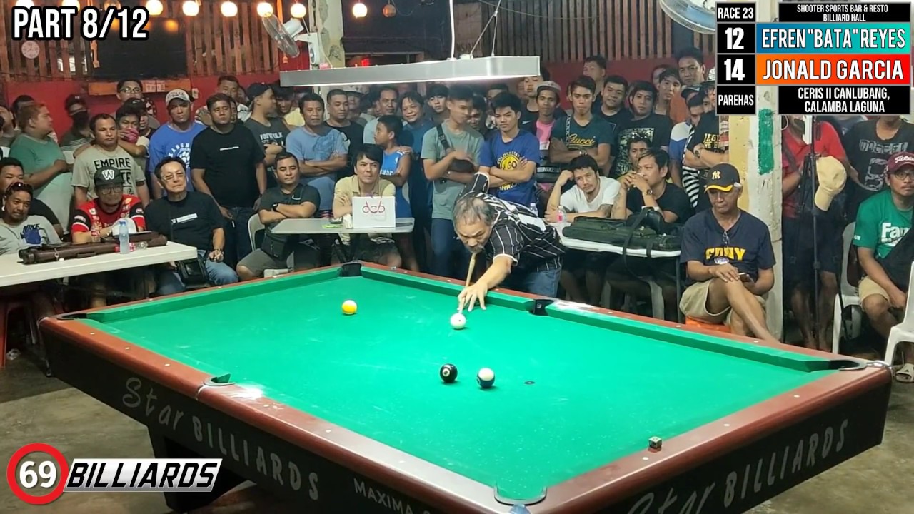 (8) Efren "Bata" Reyes Vs Jonald "Calamba" Garcia (HIGH DEFINITION HDTV ...