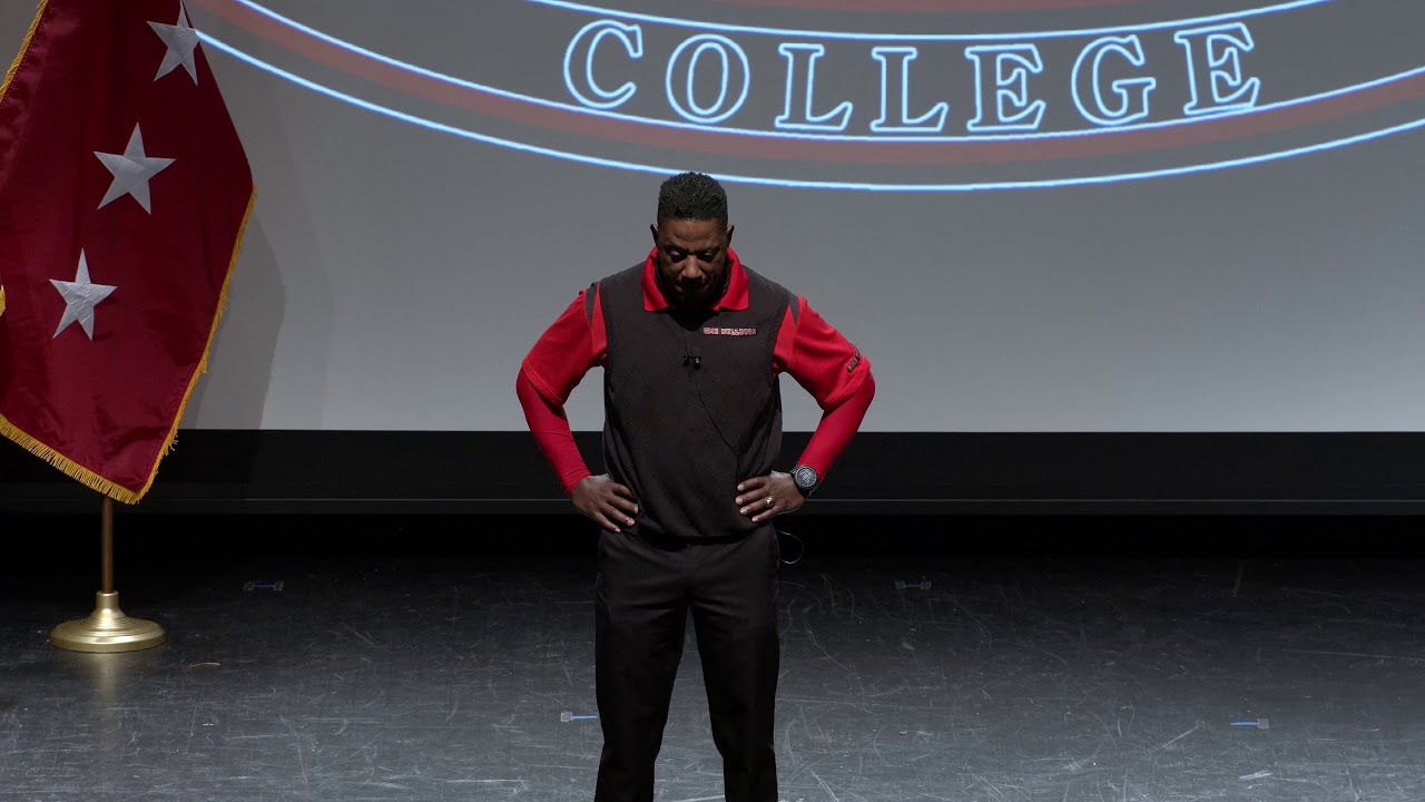 CSM Jonathan Napier JROTC Instructor at GMC -MLK speech - YouTube