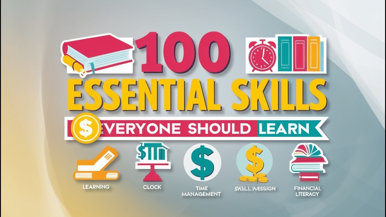 100 Essential Life Skills Everyone Must Learn for Success - YouTube