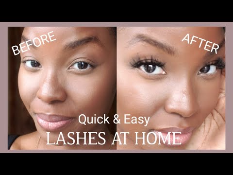 How to: Apply lashes underneath for beginners | Strip lashes that look ...