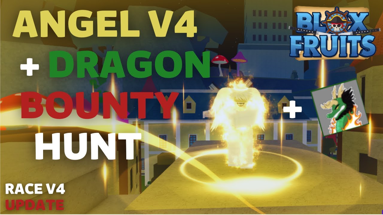 Angel v4+ Dragon Is So Broken ( Roblox ) Blox Fruit Bounty Hunting ...