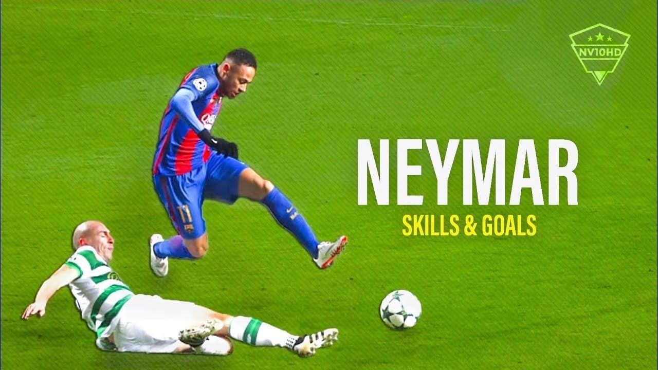 NEYMAR DRIBBLING SKILLS & GOALS 🥶🥶#footballskills #footballtricks # ...