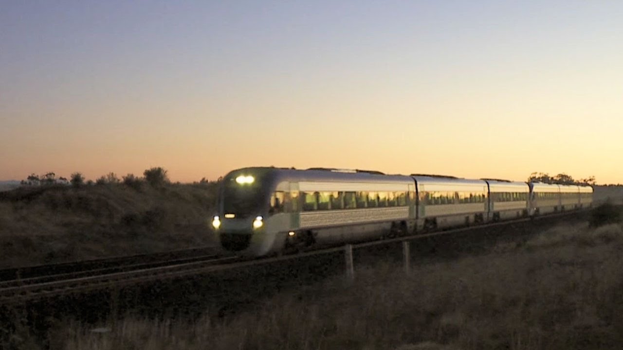 V/line Vlocity Passenger Train at Sunrise - PoathTV Australian Train ...