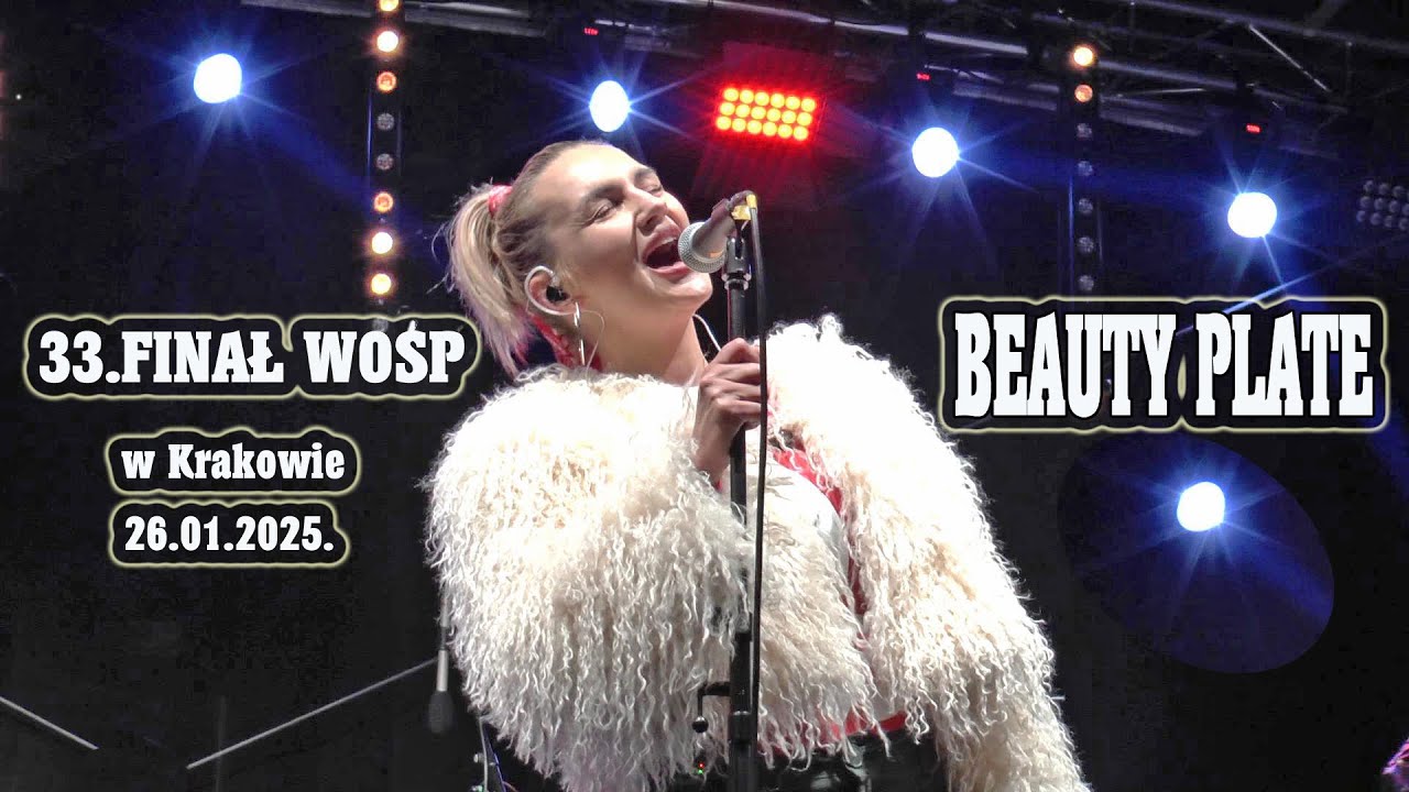 Beauty Plate na 33. Finale WOŚP w Krakowie /live/. - YouTube