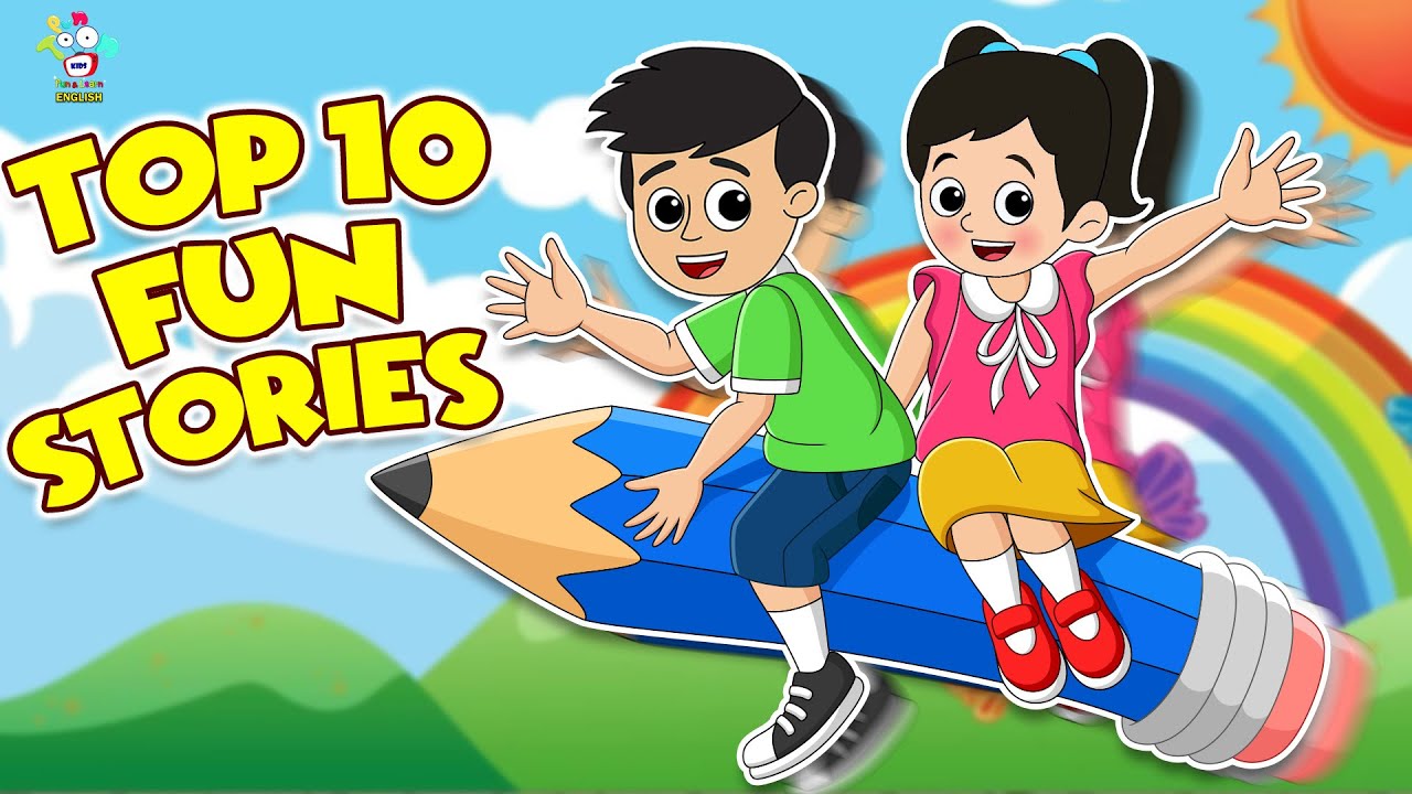 Top 10 Fun Stories | Kids Learning Story | English Moral Story ...