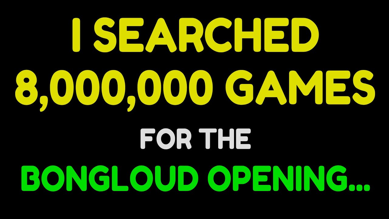 In a Database of 8 Million Games, the Bongcloud Opening Showed Up This ...