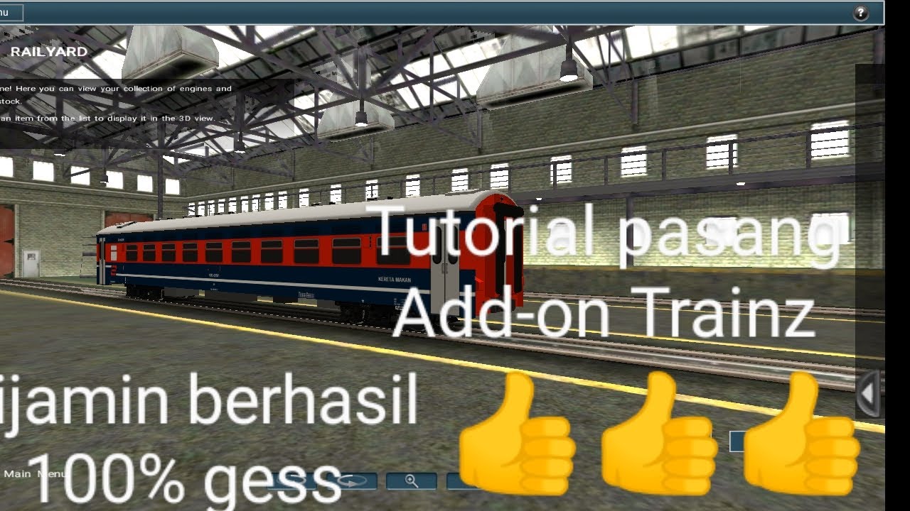 Tutorial pasang Add-on Trainz Simulator android 100% berhasil gess ...